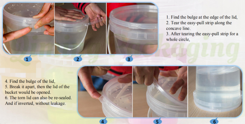 Clear Plastic Buckets - Qiming Packaging