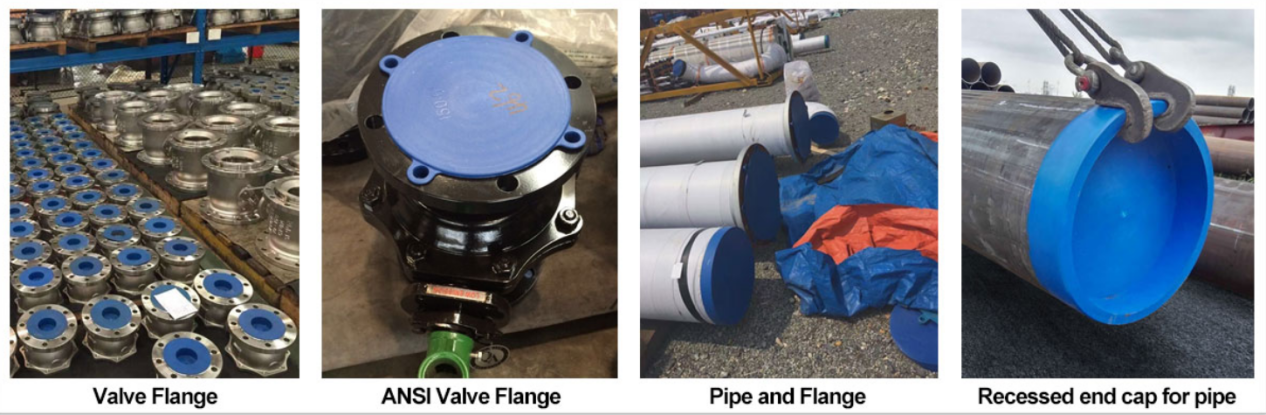 Plastic end caps for large diameter pipe - Qiming Packaging