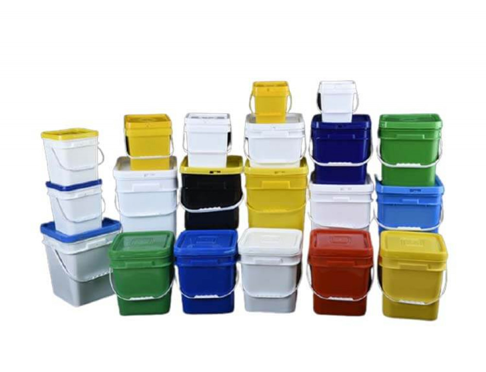 rectangle plastic buckets with lid manufacture free sample