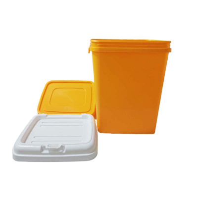 plastic rectangular bucket is used for packaging and storage