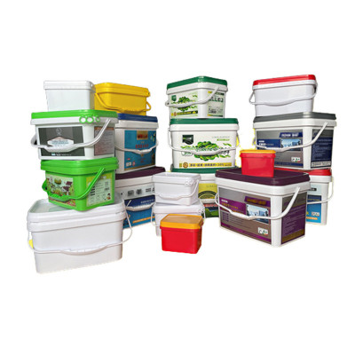 plastic rectangular bucket is used for packaging and storage