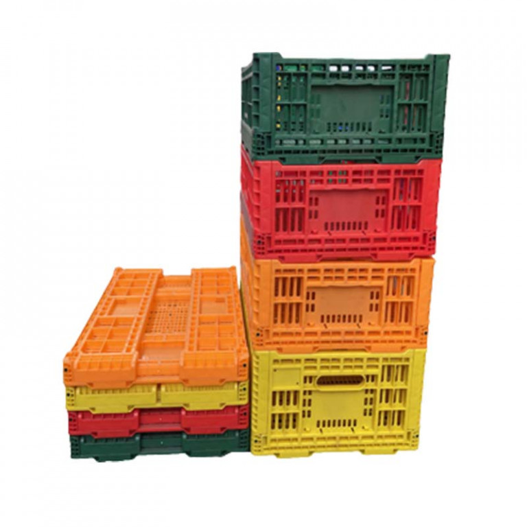 Plastic collapsible crate is widely used for storage and turnover