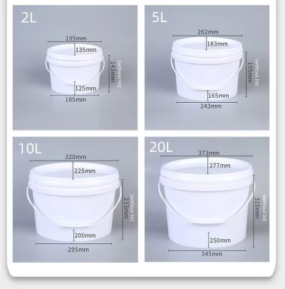 Plastic Oval Buckets - Qiming Packaging