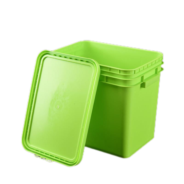 plastic rectangular bucket is used for packaging and storage