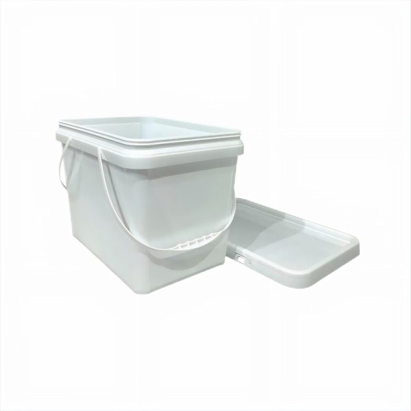 plastic rectangular bucket is used for packaging and storage