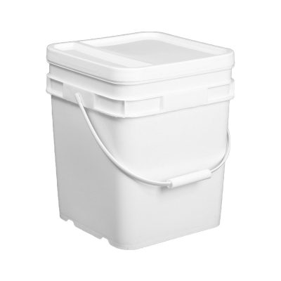 plastic square buckets plastic pails high quality free sample
