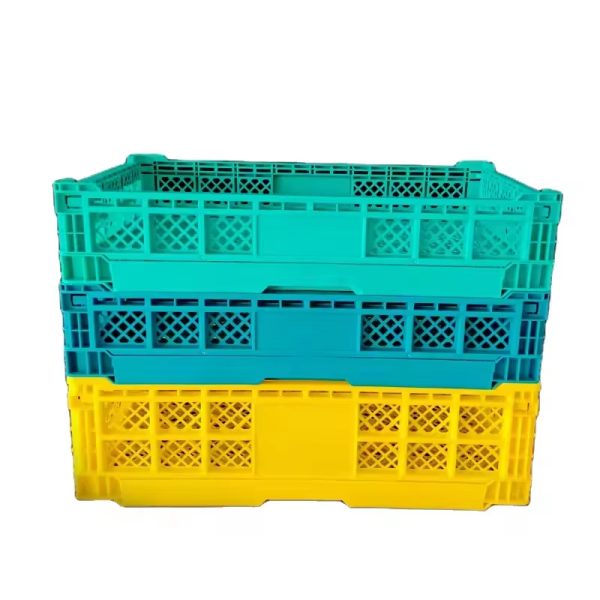 Plastic collapsible crate is widely used for storage and turnover