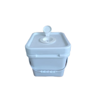 plastic square buckets plastic pails high quality free sample